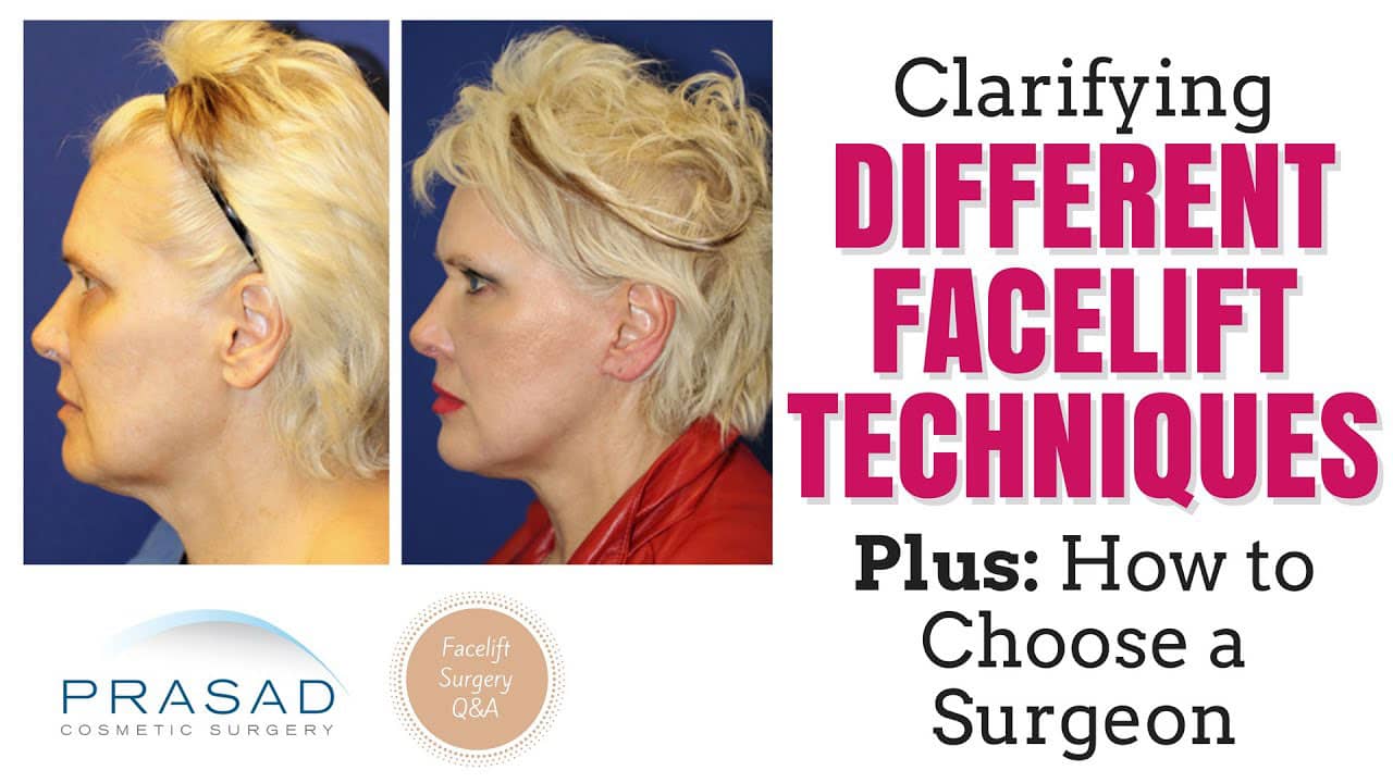 What is the best lower face lift technique to lift sagging jowls?